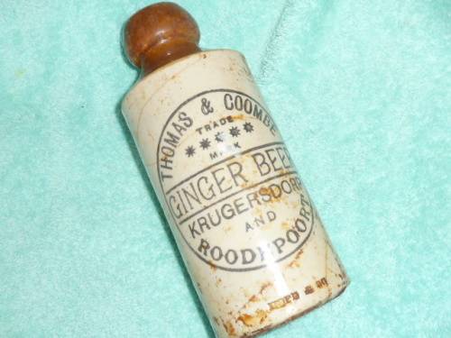 Paperweights & Dumps - Ginger Beer Ceramic Bottle , Thomas Coombe ...