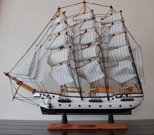 Ships & Boats - Wooden Ship Model: Confection(50cm) was sold for R190 ...