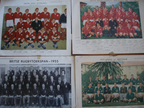 Rugby - 1955 British & Irish Lions, Springboks and Junior Springbok ...