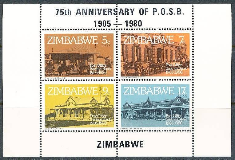 Zimbabwe, Rhodesia & Nyasaland - ZIMBABWE 1980 - Post Office Savings ...