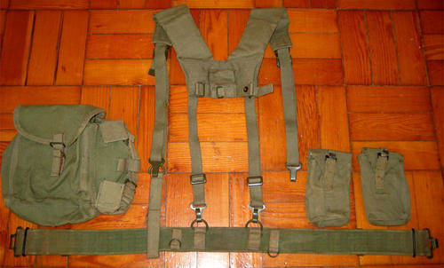 Kit - Rhodesian " Bush War " Harness webbing, utility belt with ammo ...