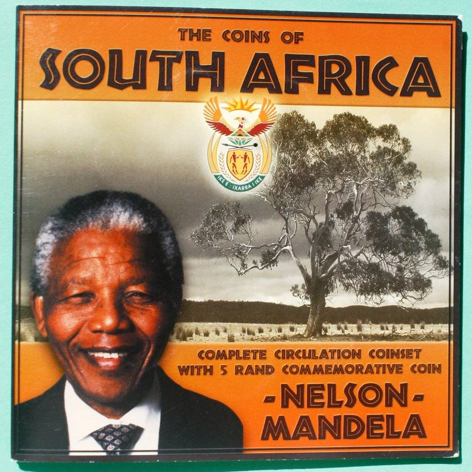 2000 R5 - NELSON MANDELA COMMEMORATIVE COIN SET WITH 2000 R5 'SMILEY FACE was sold for R275.00 ...