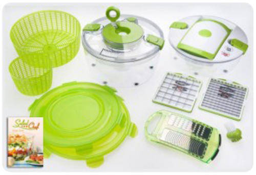 Food Processors - *CLEARANCE SALE* 12pc GENIUS SALAD CHEF - Prepare ...