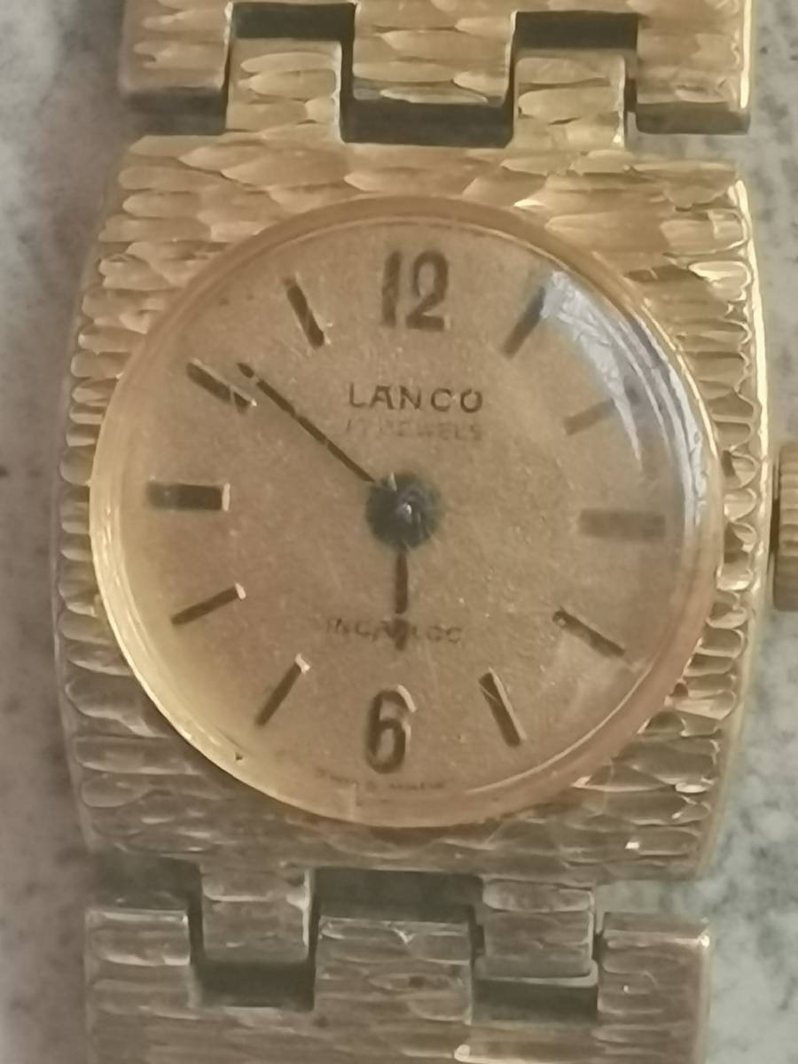 Women's Watches - VINTAGE SWISS MADE LANCO 17 JEWELS LADIES WATCH IN ...
