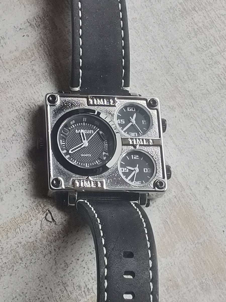 Men's Watches - MEGIR M2069 MENS MULTIPLE TIMEZONE WATCH IN EXCELLENT ...