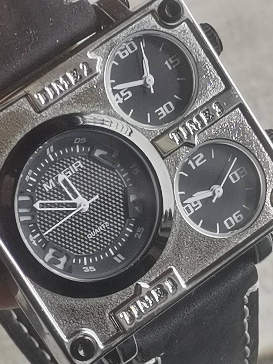 Men's Watches - MEGIR M2069 MENS MULTIPLE TIMEZONE WATCH IN EXCELLENT ...