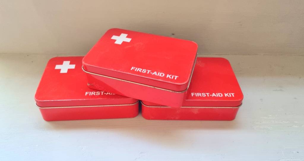 First Aid Kits - Three small empty first aid tins was sold for R35.00 ...