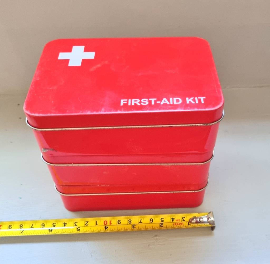 First Aid Kits - Three small empty first aid tins was sold for R35.00 ...