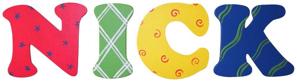 Wall Decor - Bright Wooden Alphabet Letters was sold for R15.00 on 31 ...