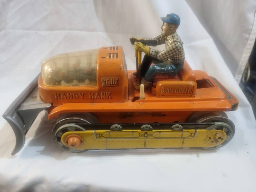 Collectable Cars - Japanese tinplate handy hank bull dozer for sale in ...