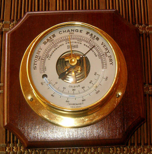 Barometers & Thermometers - Stockburger Barometer 100% Take a Closer ...