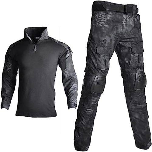 Uniforms - # 7 Black Camo Snake Skin Uniform Set - PYTHON / XXLARGE was ...