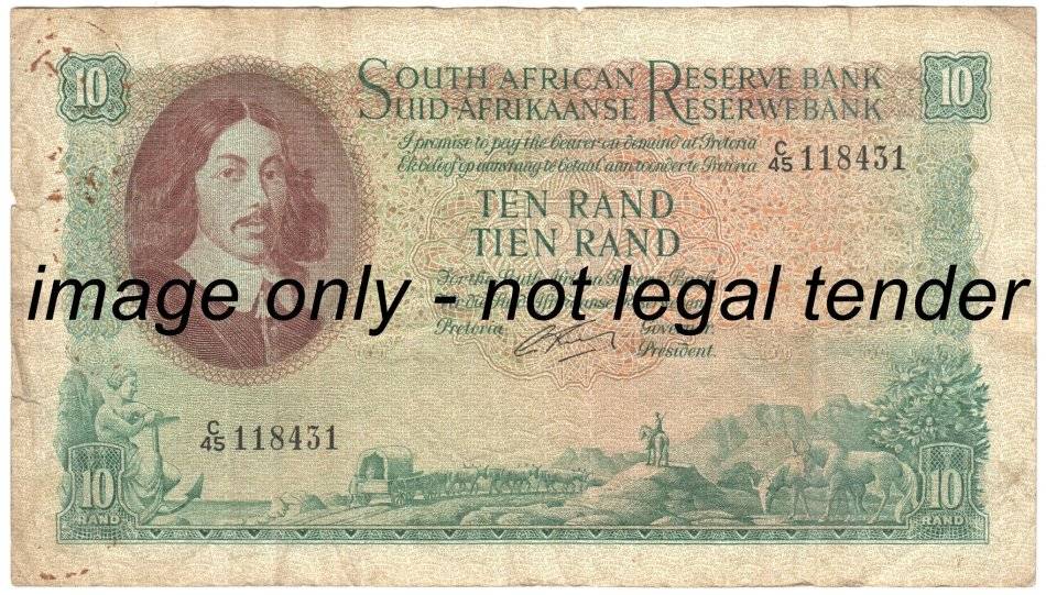 G Rissik - Old SA Rissik R10 note was sold for R92.00 on 5 Apr at 13:46 ...