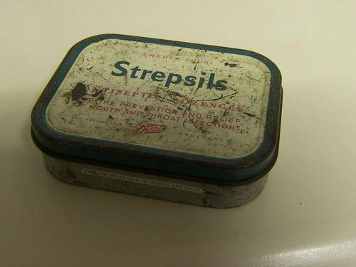 Other Antiques & Collectables - Old Strepsils tin was sold for R1.00 on ...