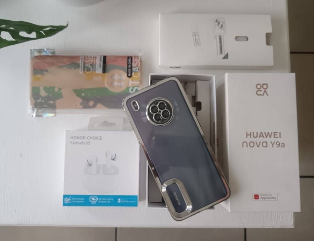 Huawei - Huawei Nova Y9a 128GB LTE Dual SIM - Space Silver + Honor ...