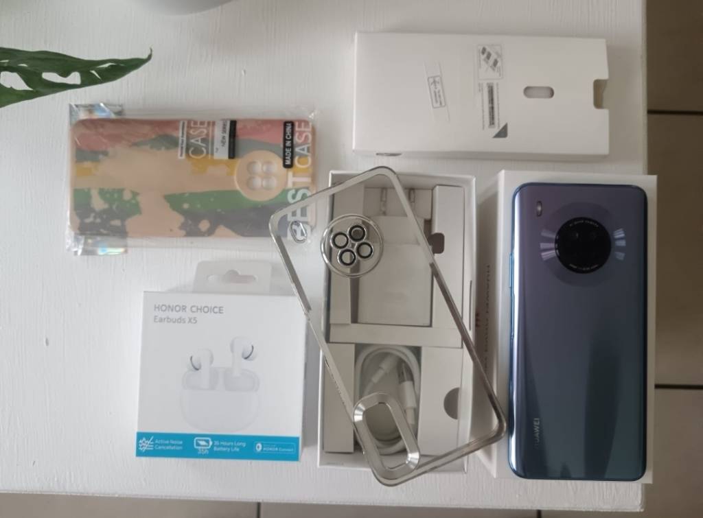 Huawei - Huawei Nova Y9a 128GB LTE Dual SIM - Space Silver + Honor ...