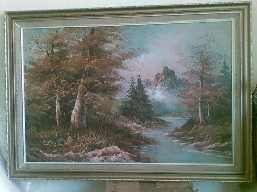 Other Artwork - Oil painting landscape artist signed painting G Lowery ...