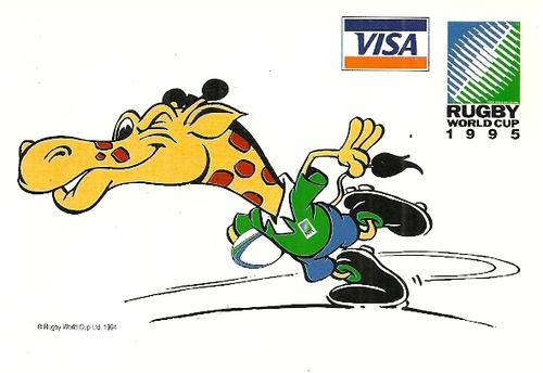 Post Cards - Ruggles The Mascot - 1995 Rugby World Cup Official ...