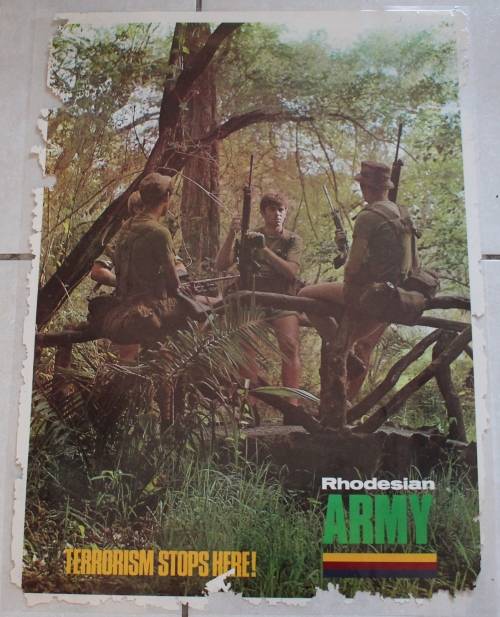 Other Militaria - Rhodesian Army Recruiting Poster (Laminated) was sold ...