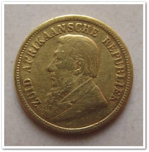 Halfponde - ** 1894 ** 1/2 POND ZAR GOLD !! STARTING @ R1 was sold for ...