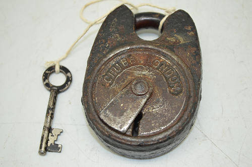 Architectural Antiques - Vintage Chubb of London padlock with key was ...