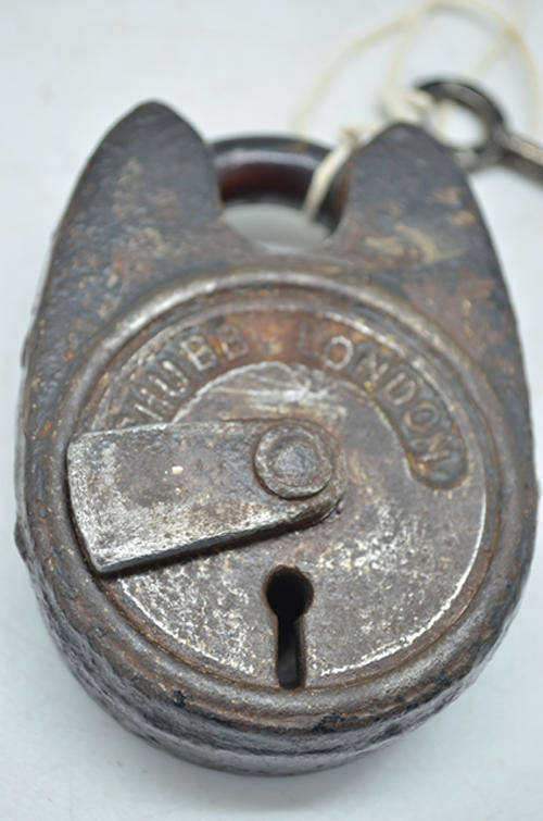 Architectural Antiques - Vintage Chubb of London padlock with key was ...