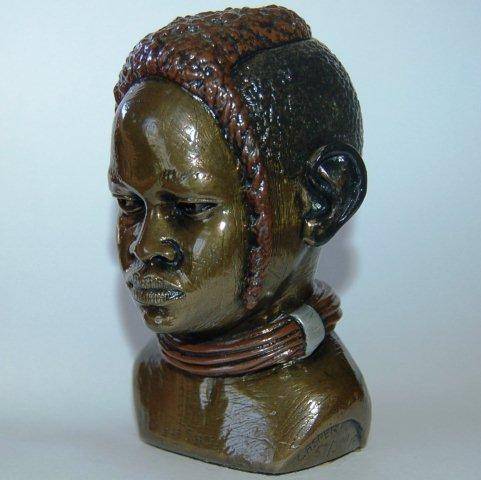Metal - World Renowned Sculptor Casper Darare - Namibia Himba Girl ...