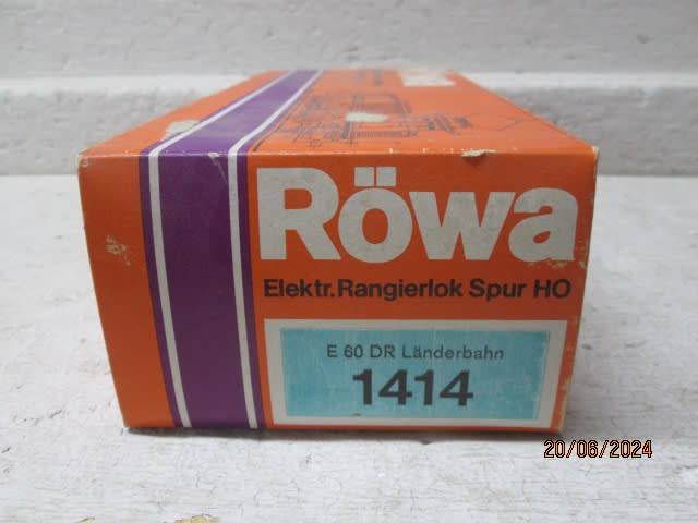 Locomotives - HO SCALE - ROWA - ELECTRIC LOCOMOTIVE - BOXED was sold ...