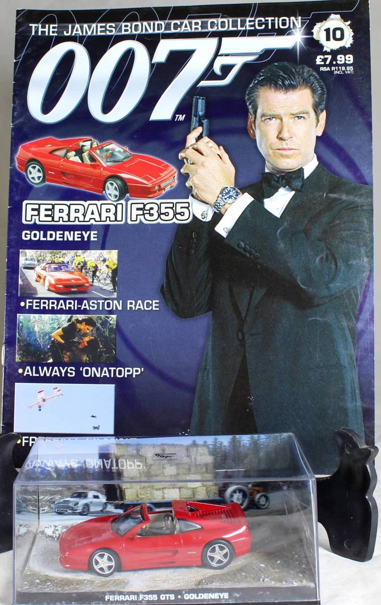 Collectable Cars - JAMES BOND 007 UNIVERSAL HOBBIES- Ferrari F355 GTS ...