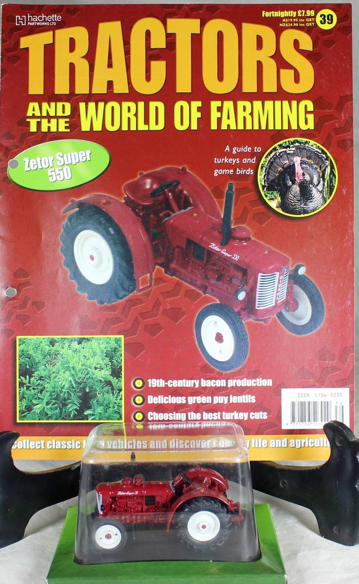 Other Collectable Toys - Collectible Tractor + Info Sheet - Zetor Super 550 - Act Fast!!! BID ...