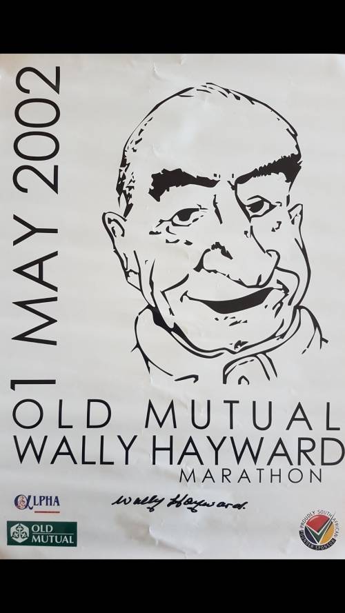Posters - Old Mutual Wally Hayward Marathon 2002 - Signed Wally Hayward ...