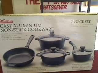 Pots - Inferna 7 Piece Cast Aluminium Non Stick Cookware Set was sold ...