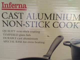 Pots - Inferna 7 Piece Cast Aluminium Non Stick Cookware Set was sold ...