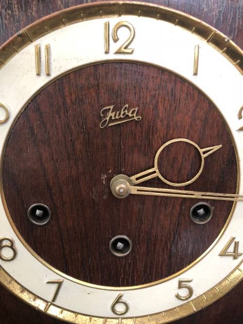 Mantel Clocks - WOW !! STUNNING GERMAN JUBA TRIPLE CHIME MANTLE CLOCK ...