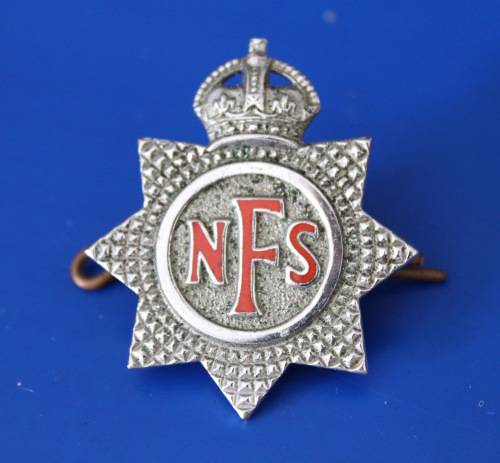 Other Antiques & Collectables - National Fire Service Badge, enamelled ...
