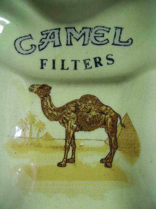 Smoking Accessories - Pair of advertising "Camel Filters " ashtrays ...