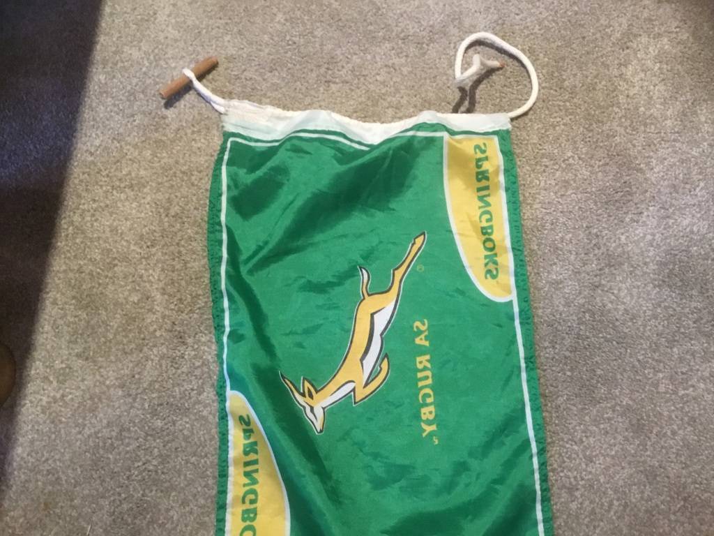 Sporting Memorabilia - Old Springbok flag for sale in Cape Town (ID ...