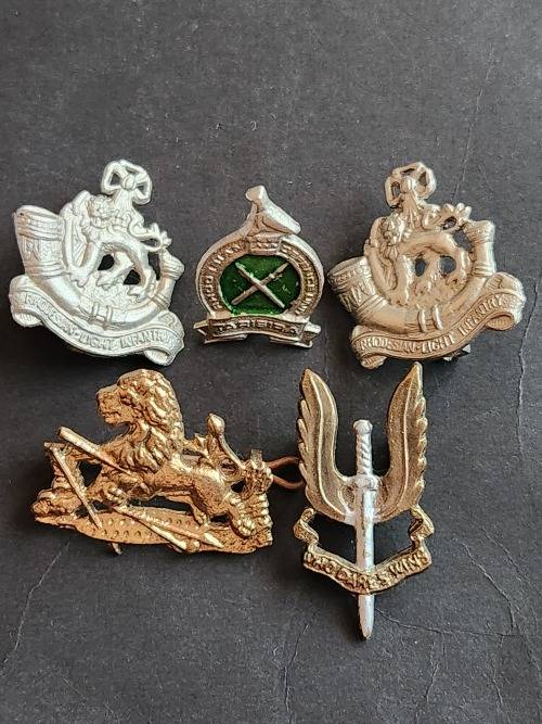 Rhodesia - 5 Cast Iron Rhodesian Badges - as per photograph was sold ...