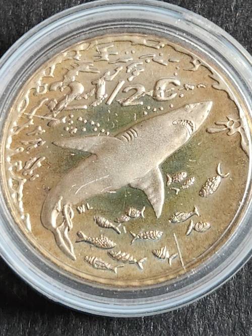 Two and a Half Cent - The Great White Shark 1999 2 1/2c Tickey ...