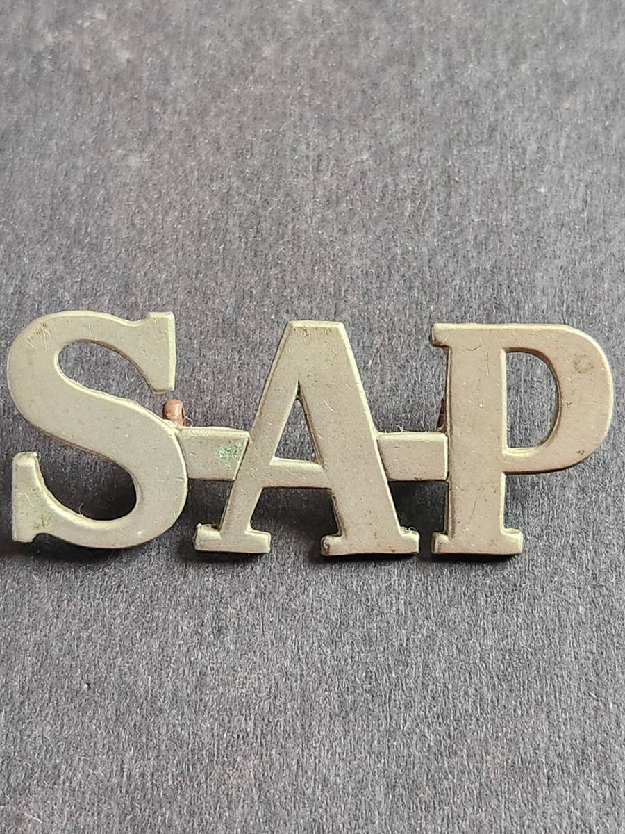Other Badges & Insignia - SAP Shoulder Title- as per photograph was ...