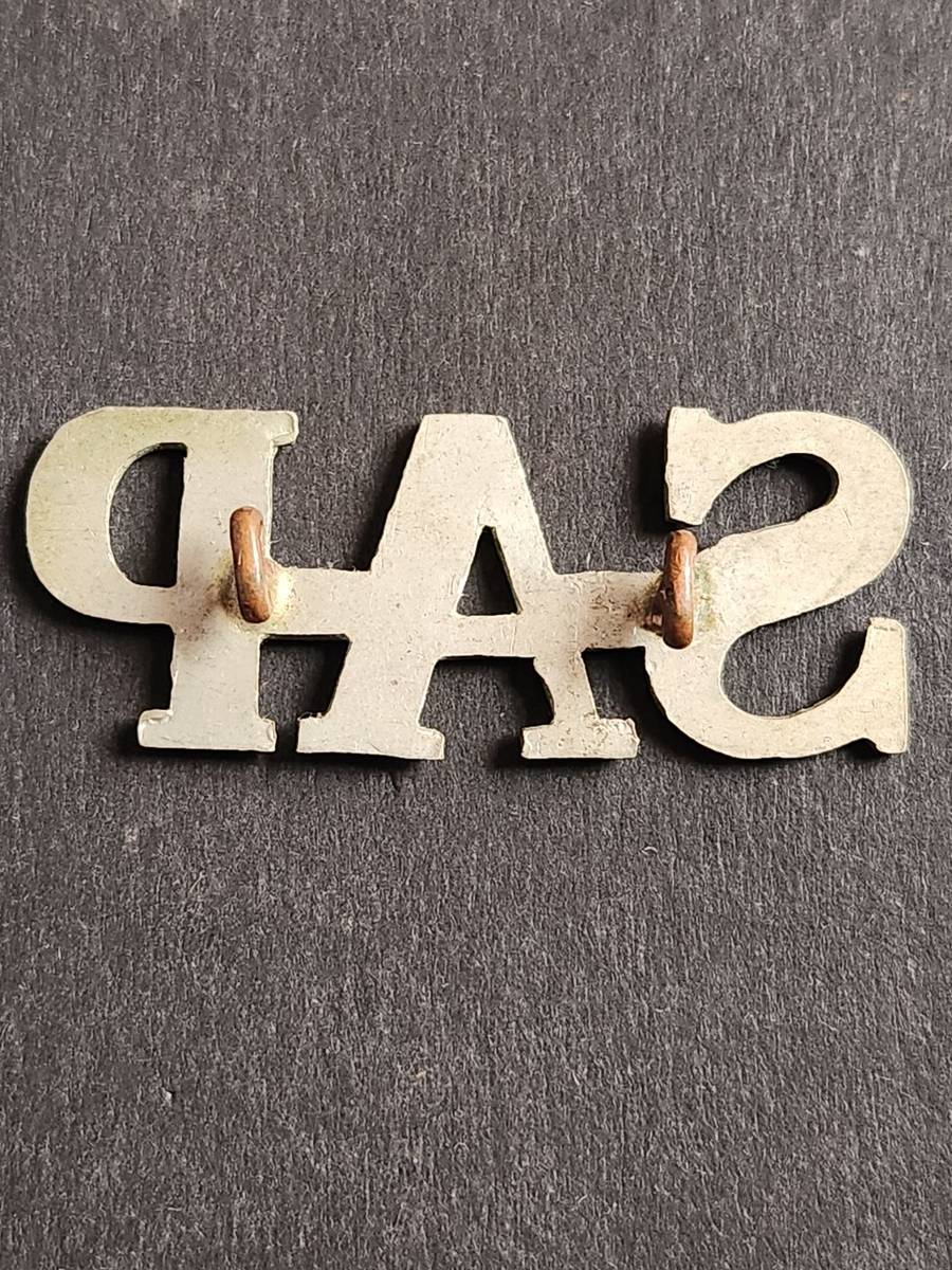 Other Badges & Insignia - SAP Shoulder Title- as per photograph was ...