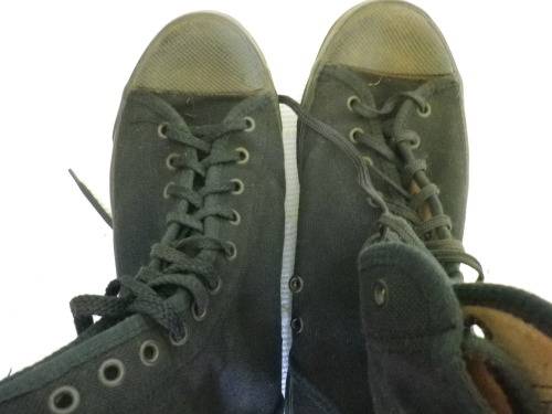 Kit - RHODESIAN ARMY - TRACKLESS BLACK CANVASS BOOTS, AS USED PRIMARILY ...