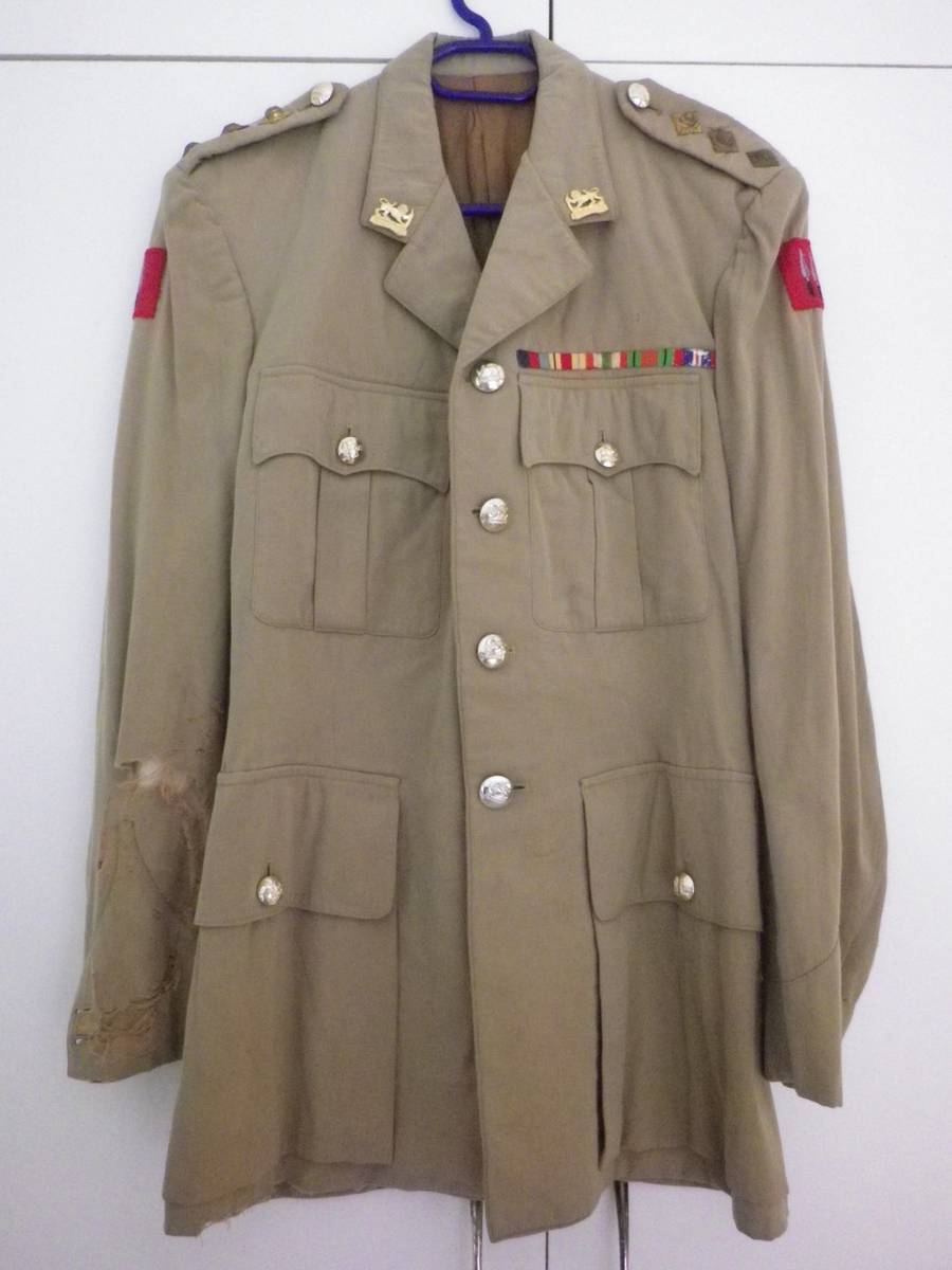 Uniforms - RHODESIAN POST WW2 STAFF CORPS KHAKI TUNIC - READ MORE BELOW ...