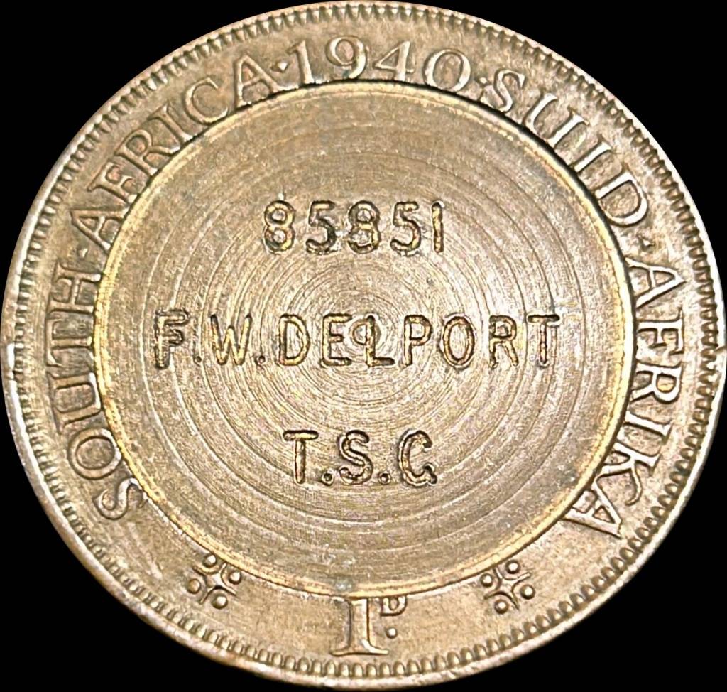 Other War Memorabilia - World War Two Trench Art Dog Tag Made from a ...