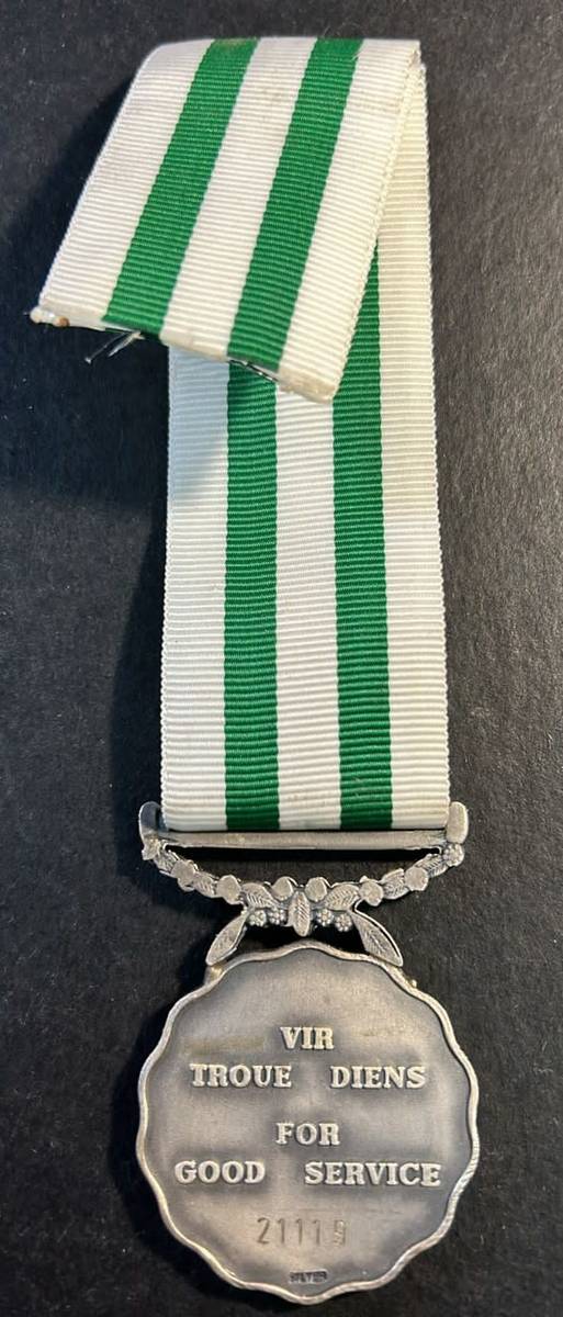 SADF & SANDF - SADF - Full Size Silver Good Service Medal for sale in ...