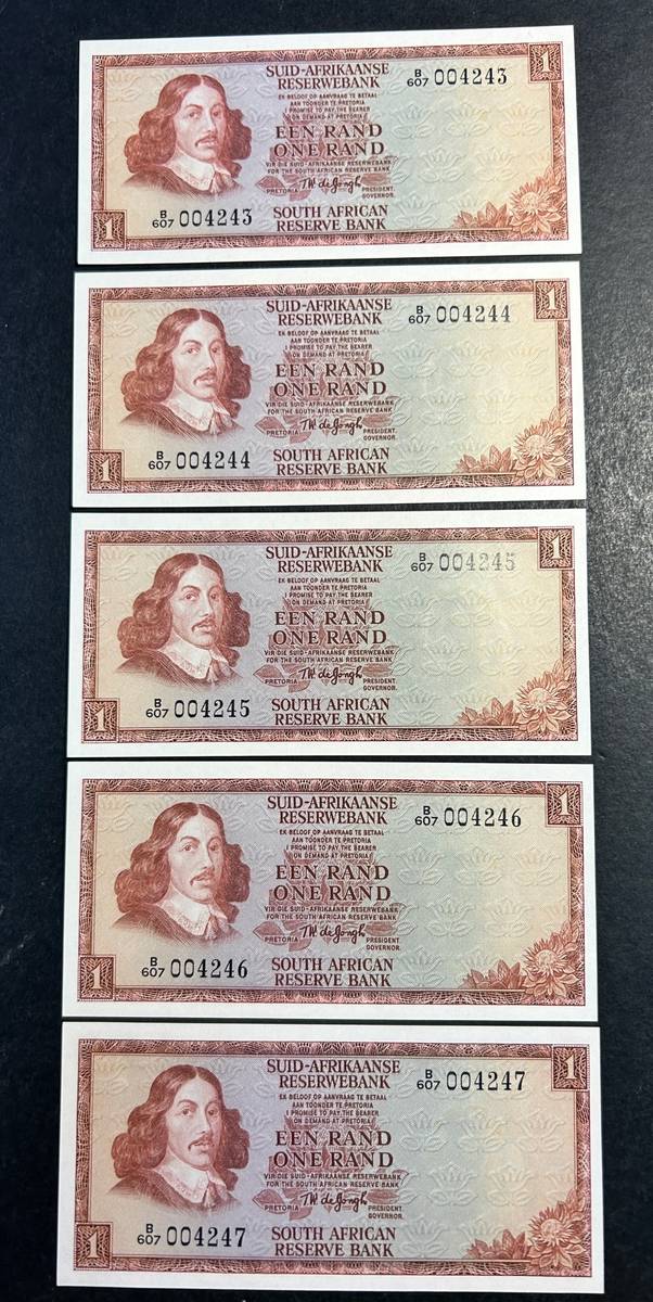 GPC de Kock - Gerhard de Kock R1 notes x 5 was listed for R150.00 on 11 ...