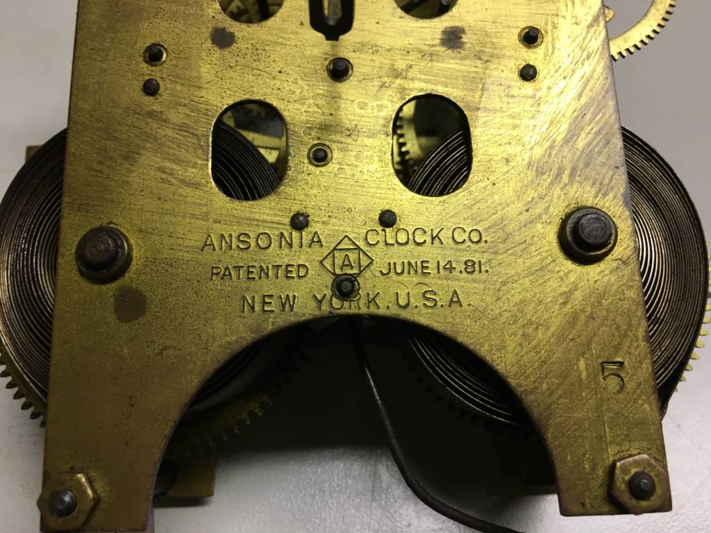 Other Clocks - ANSONIA no.5 clock movement - parts repair was sold for ...