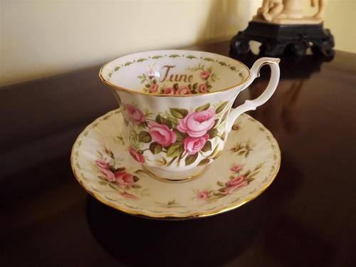 English Porcelain - ROYAL ALBERT - FLOWER OF THE MONTH SERIES- JUNE ...