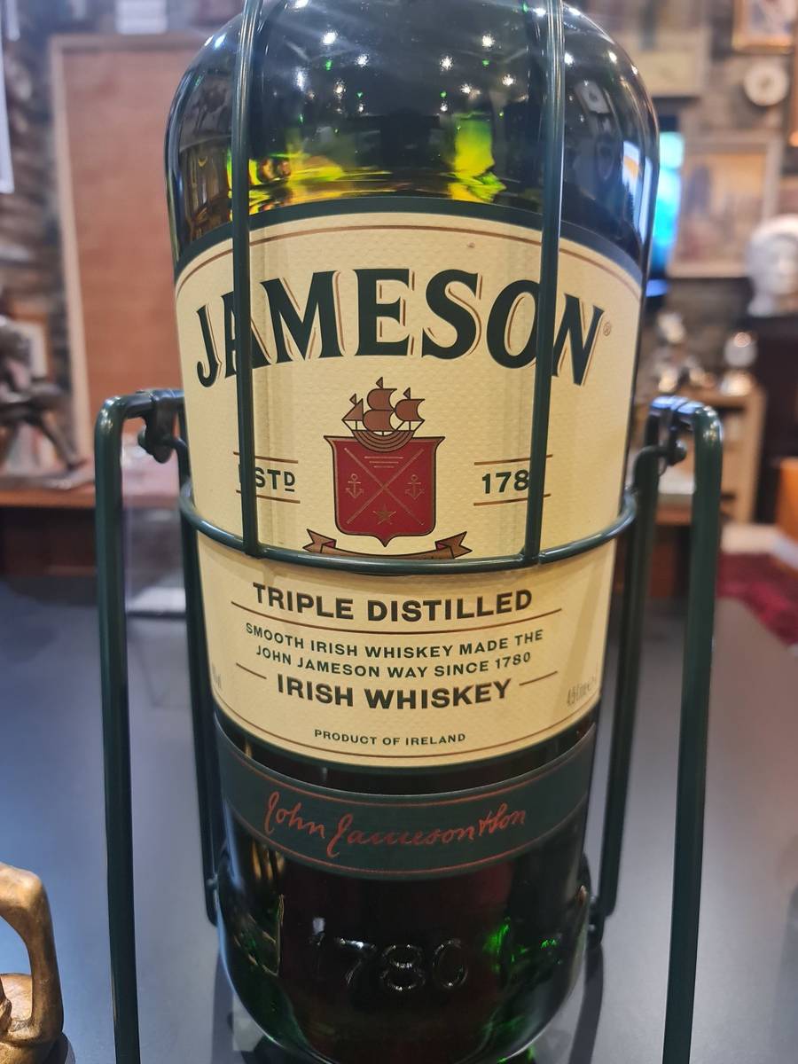 Whisky - Jameson 4,5 Litre Irish Whiskey with Cradle was listed for ...
