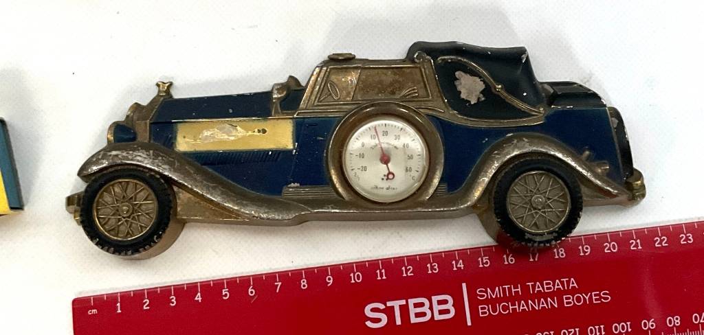 Road - Motoring memorabilia vintage car thermometer and Lucia Ware ...